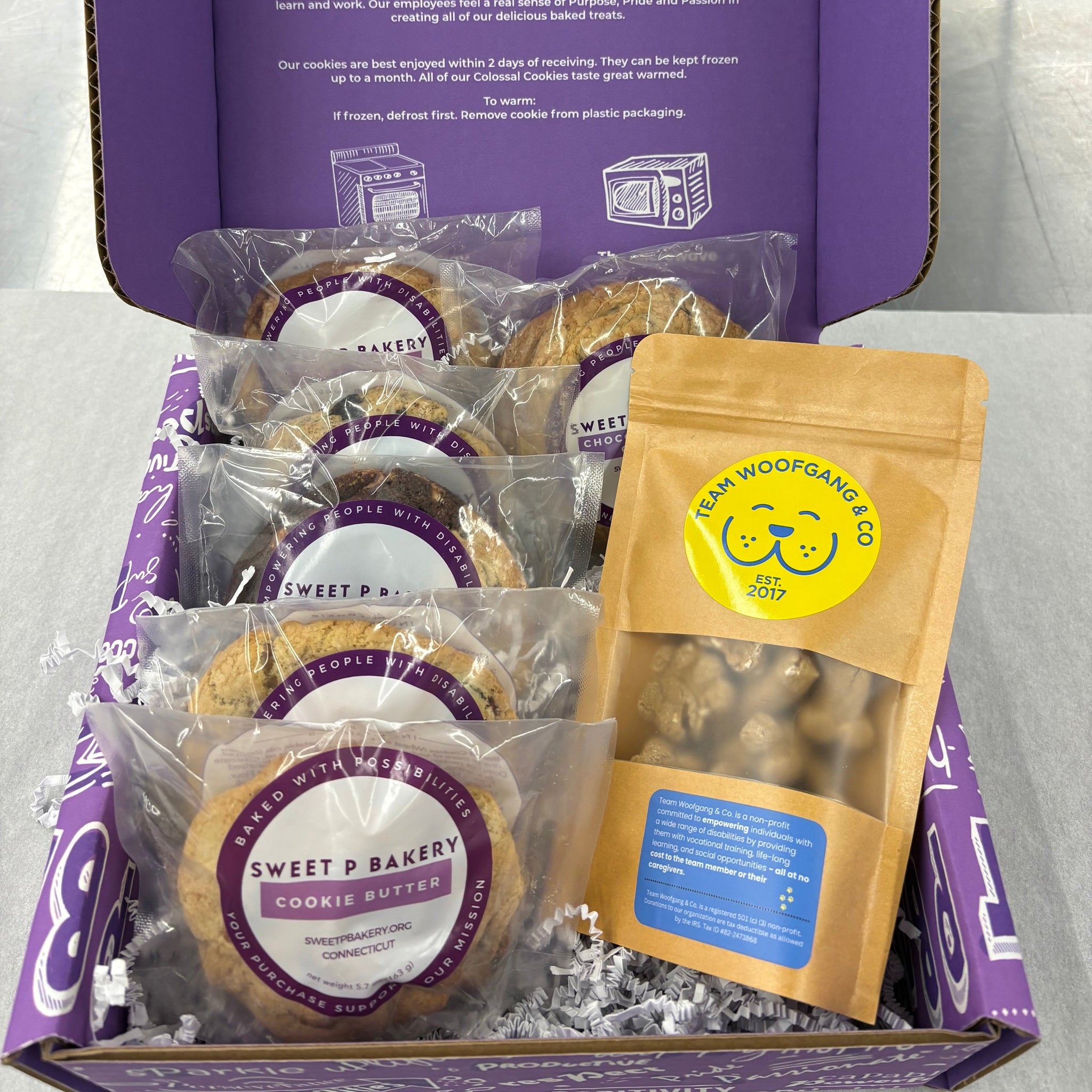 People + Pups Colossal Cookie Box | Sweet P Bakery